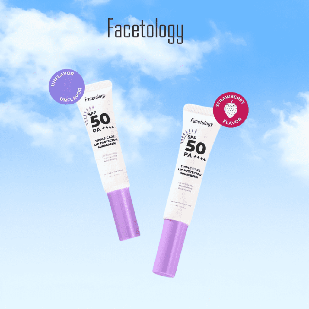 Facetology Triple Care Lip Protector Sunscreen SPF 50 PA ...